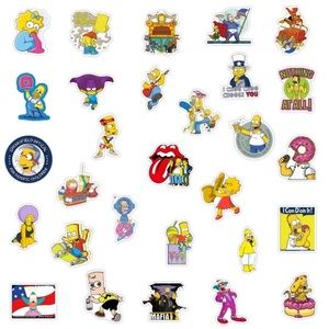 Ritz’s stickers | Accessories | 5 Pcs Simpson Family Cartoon Stickers ...